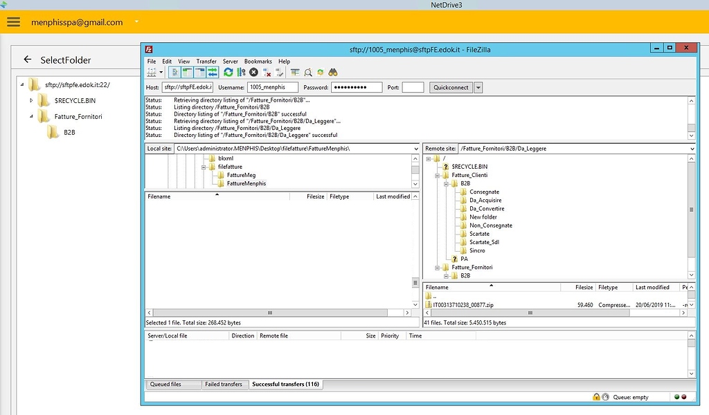 Problem SFTP connection - NetDrive3 - Bdrive Support Forum - NetDrive and CloudSync